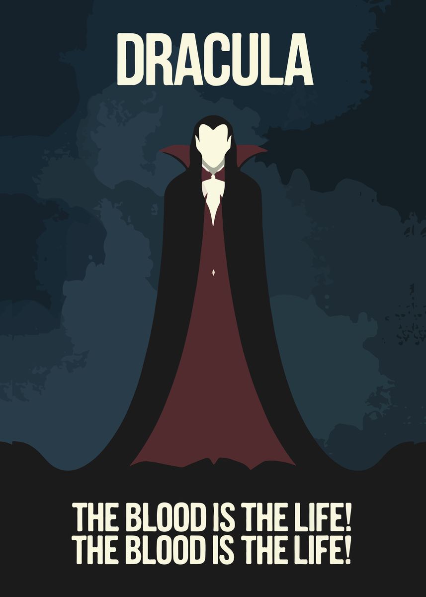 'Dracula Poster' Poster, picture, metal print, paint by StonebridgeArt ...