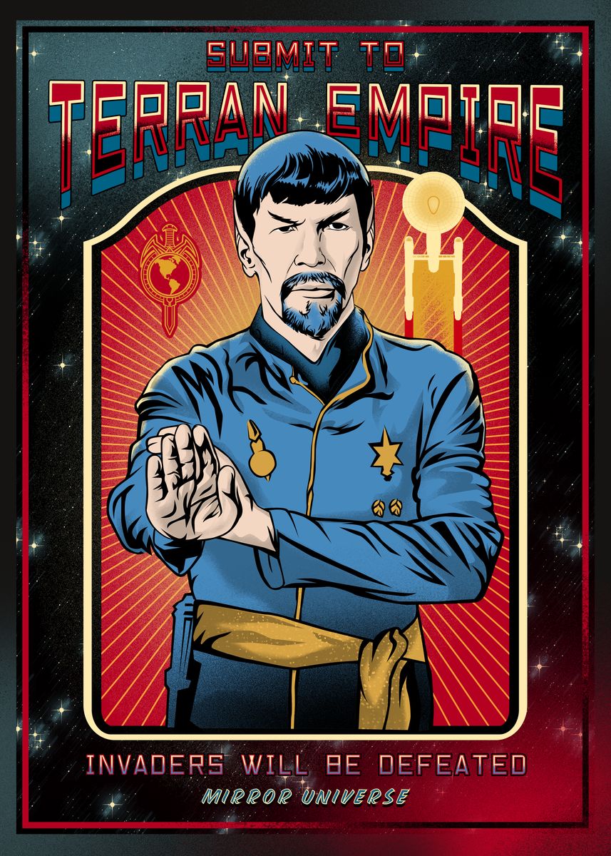 'Submit To Terran Empire!' Poster, picture, metal print, paint by Star ...