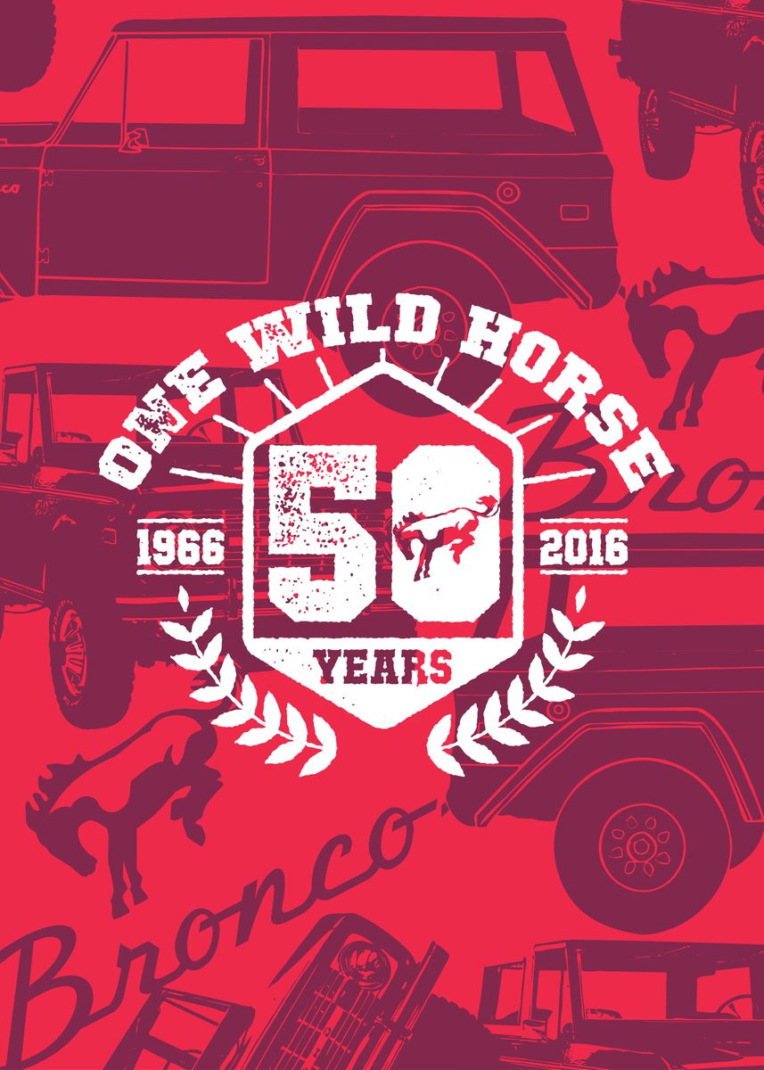 '50 years' Poster, picture, metal print, paint by Ford | Displate