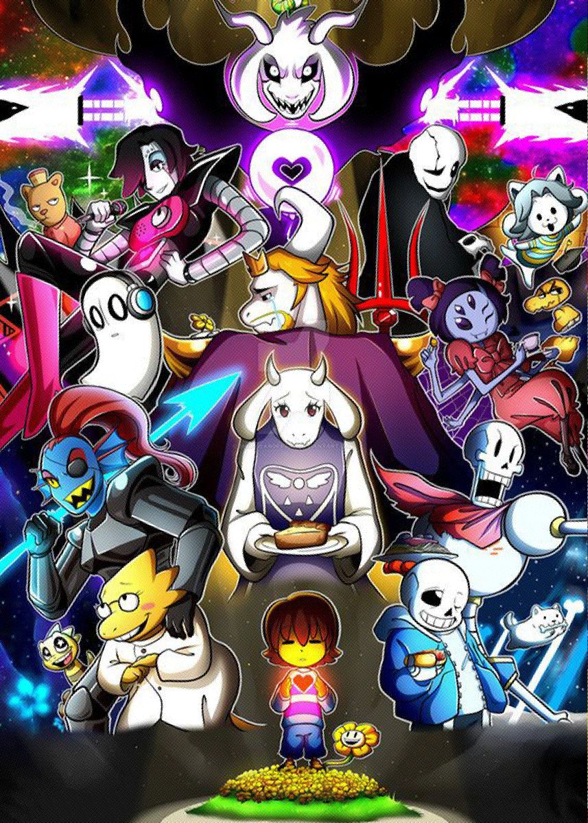 'Undertale Game Gaming' Poster, picture, metal print, paint by ...
