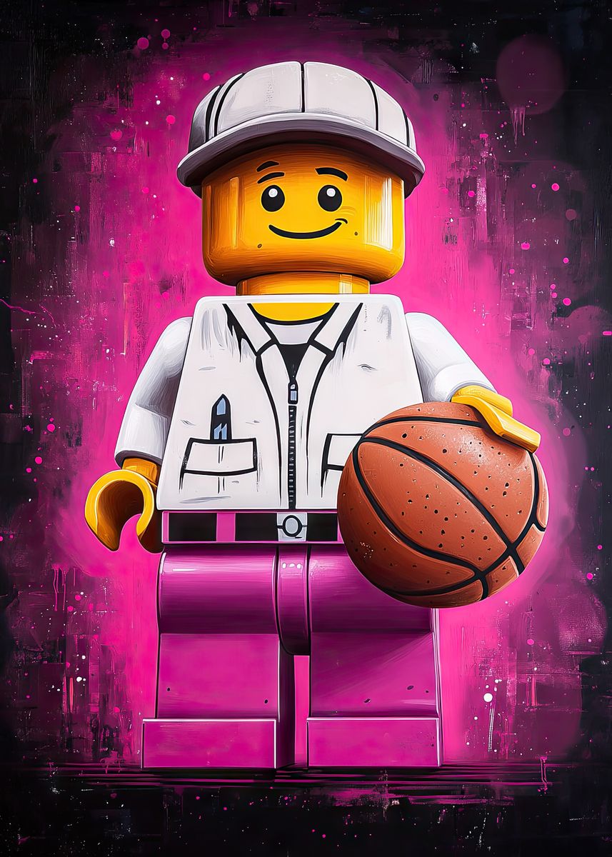 'Basketball Player' Poster, picture, metal print, paint by Kimora ...