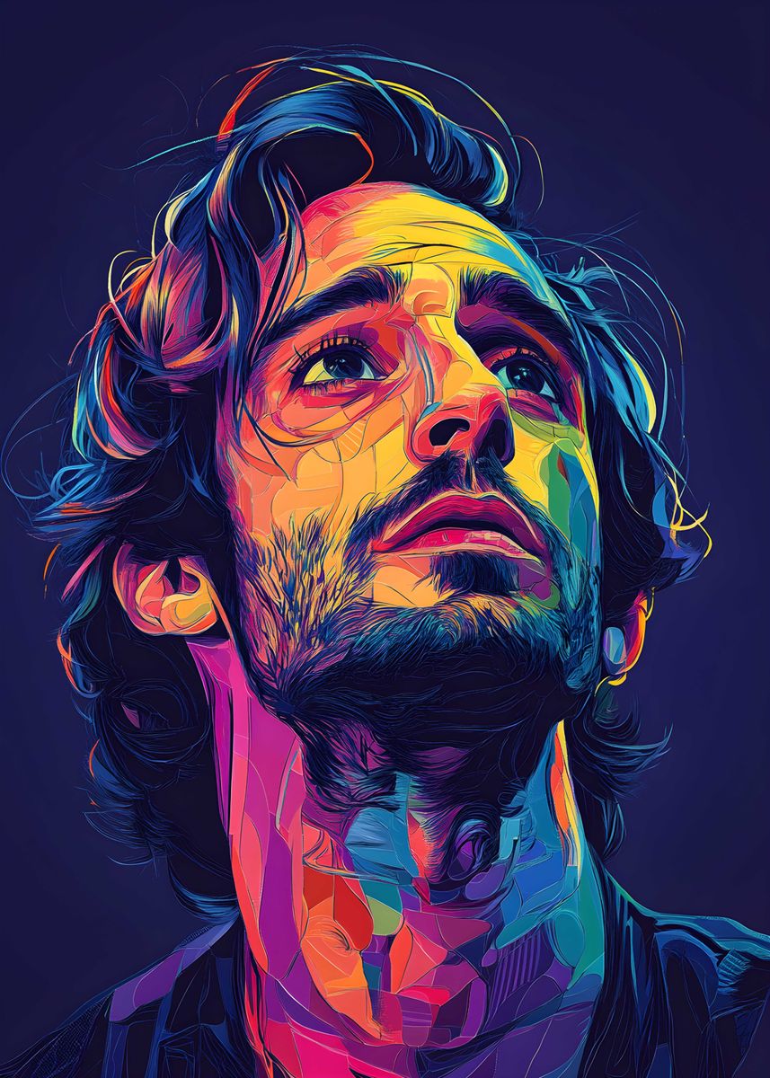 'Adrien Brody' Poster, picture, metal print, paint by | Displate