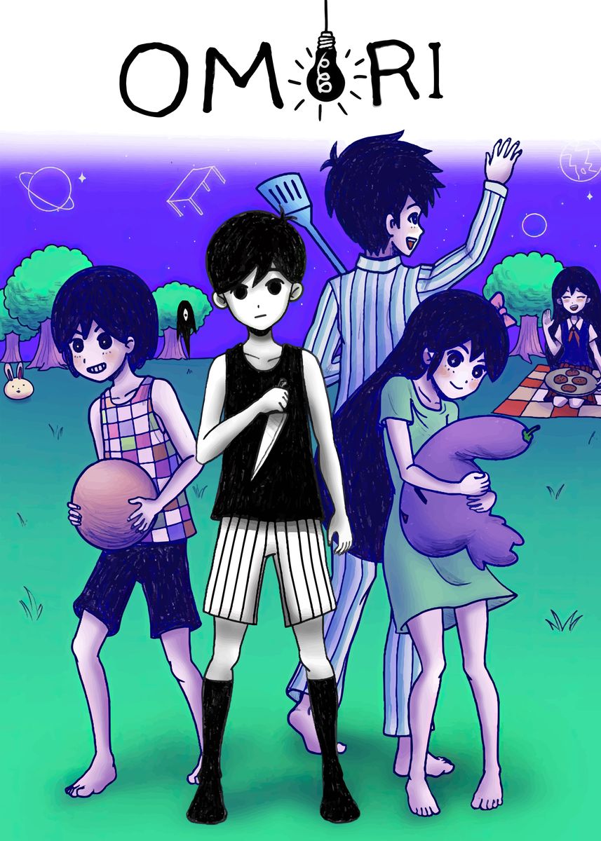 'OMORI' Poster, picture, metal print, paint by Yoyo Art | Displate