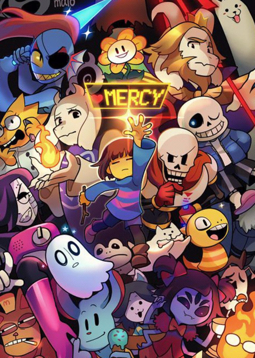 'Undertale Game Gaming' Poster, picture, metal print, paint by ...