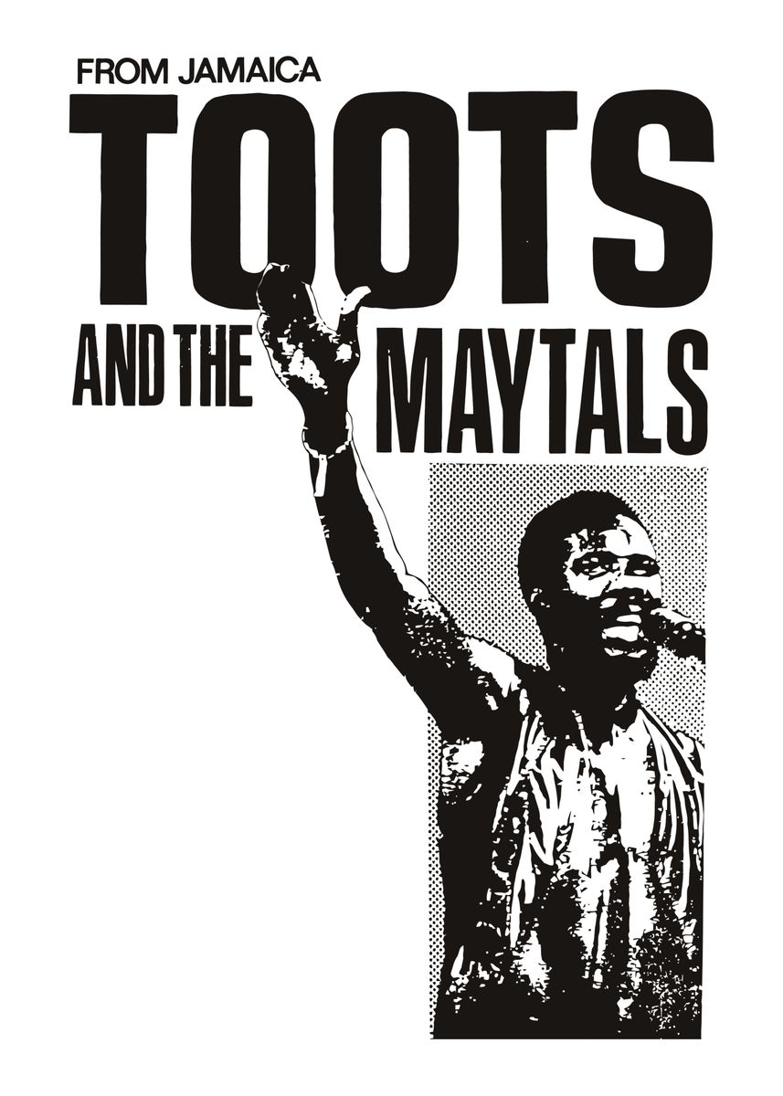 'Toots And The Maytals From Jamaica' Poster, picture, metal print ...