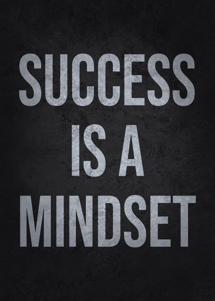 'Success Mindset - Gym, Hustle, Success, Motivational' Poster, picture ...
