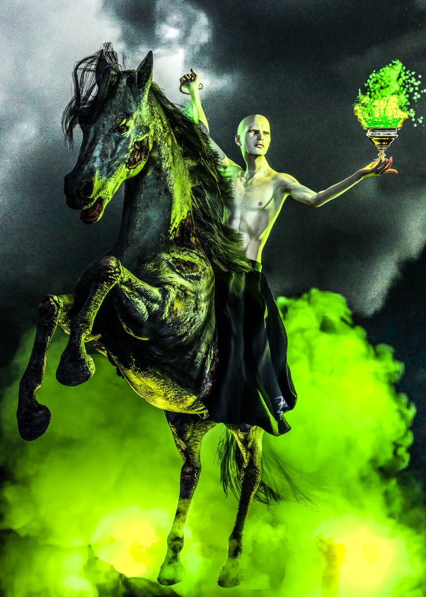 'Four Horsemen of Apocalypse - Famine (Limos)' Poster, picture, metal ...