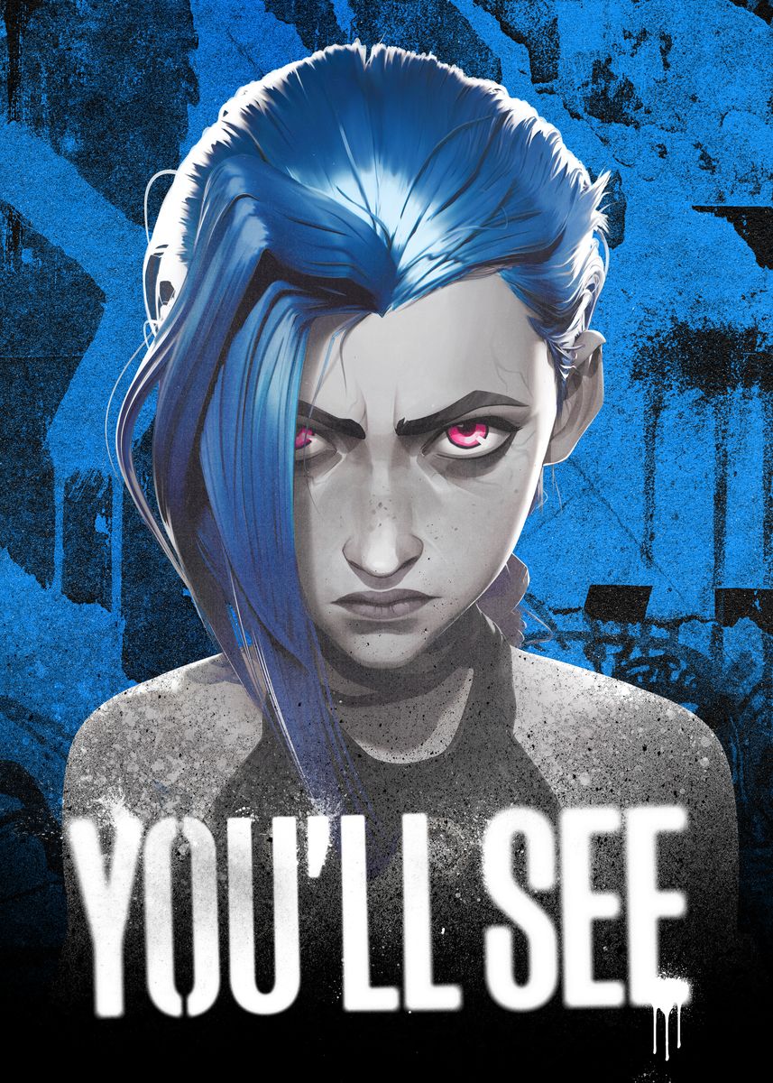 'You'll See' Poster, picture, metal print, paint by Arcane | Displate