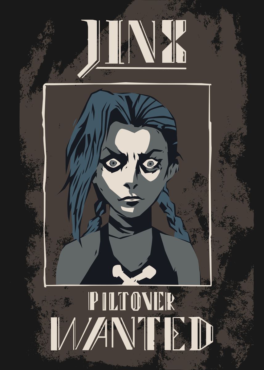 'Wanted Dark' Poster, picture, metal print, paint by Arcane | Displate