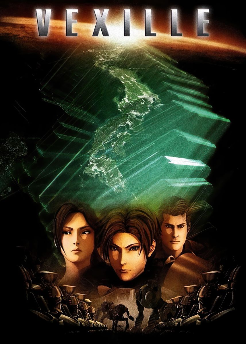 'Vexille Anime Poster' Poster, picture, metal print, paint by Merah ...