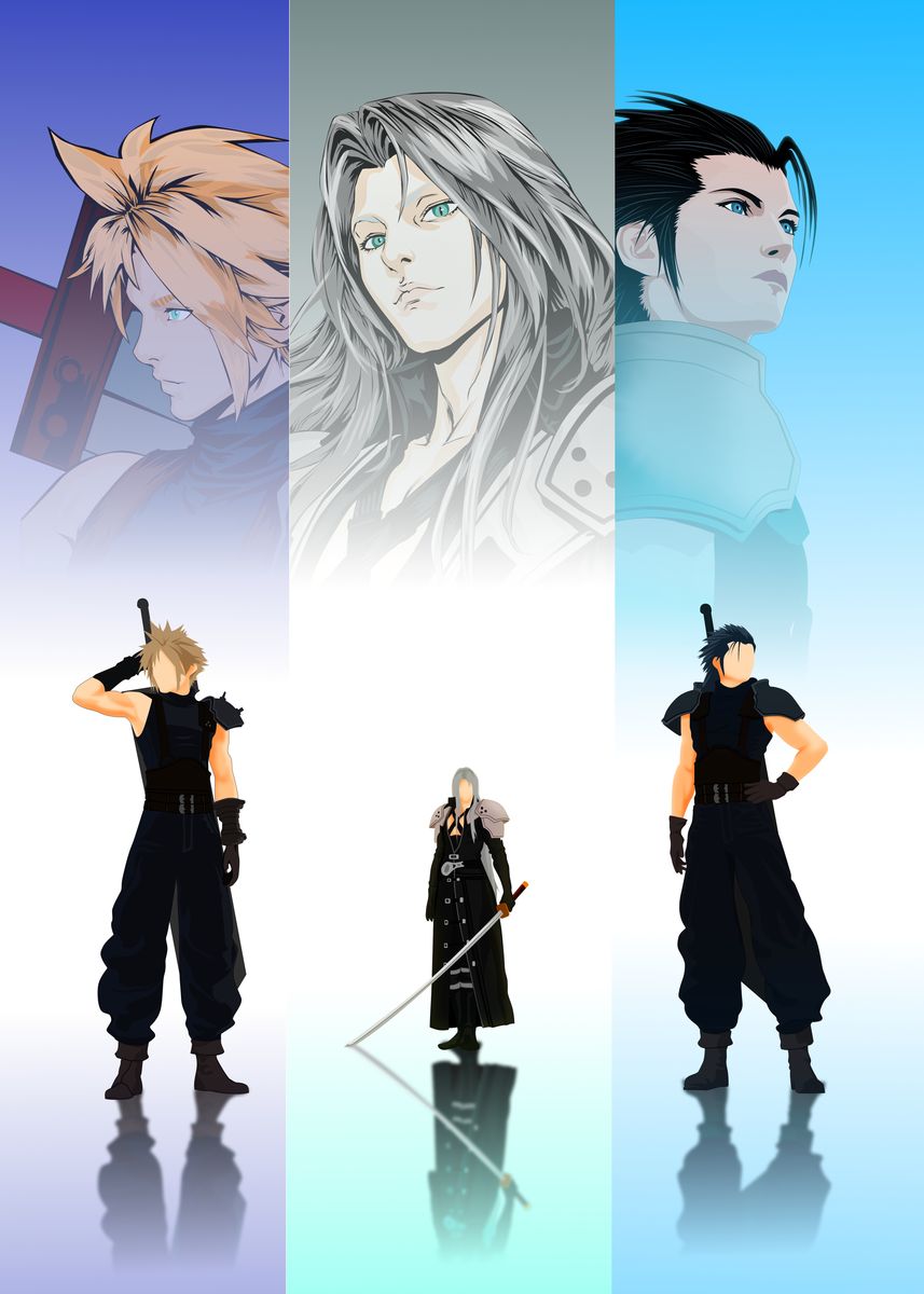 'Final Fantasy VII' Poster, picture, metal print, paint by geeks holic ...