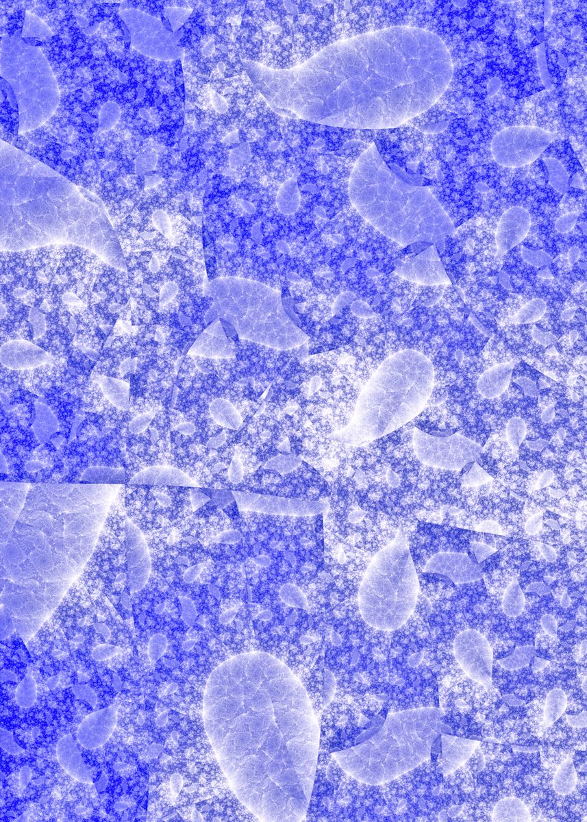 'Ice Shards' Poster, picture, metal print, paint by Michael | Displate