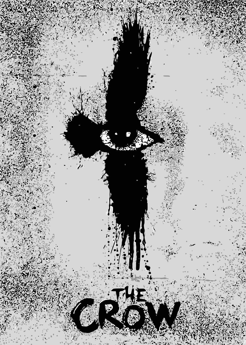 'The Crow' Poster, picture, metal print, paint by Movie Mania | Displate