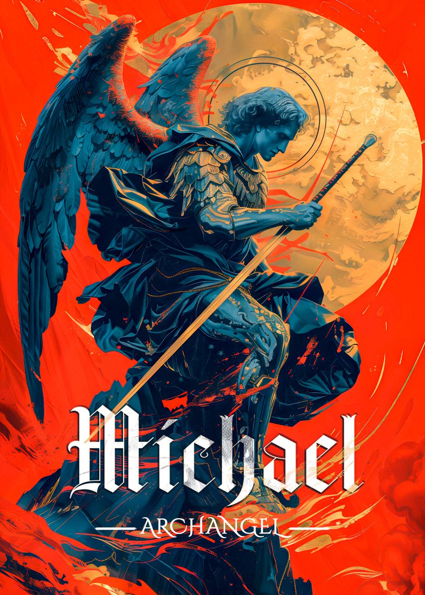 'Michael Archangel Art' Poster, picture, metal print, paint by The ...