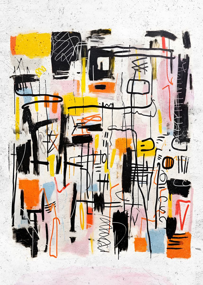 'Abstract Graffiti Art' Poster, picture, metal print, paint by Uber ...