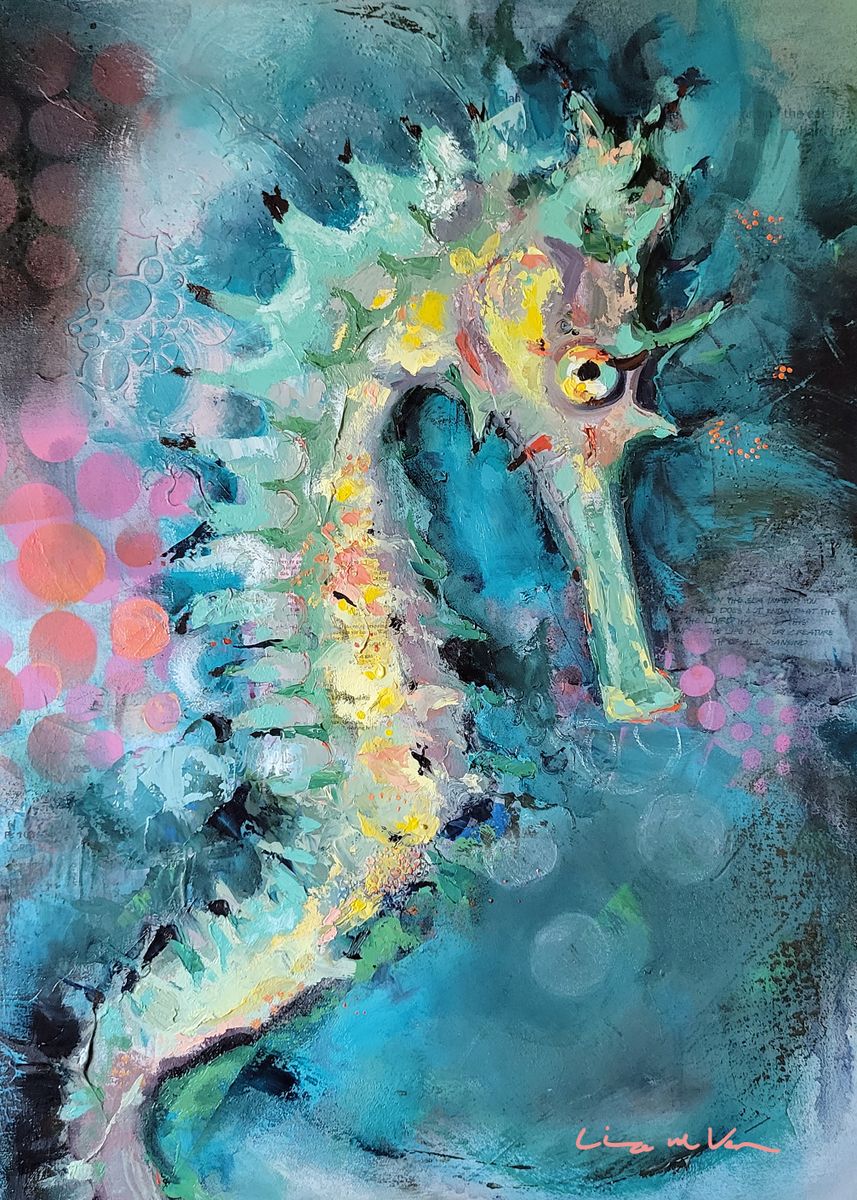 'Jewel' Poster, picture, metal print, paint by Lize van de Ven | Displate