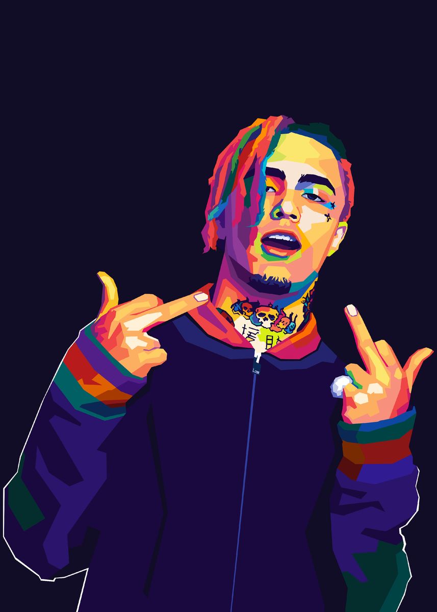 'Lil Peep Pop Art' Poster, picture, metal print, paint by Siksis Art ...