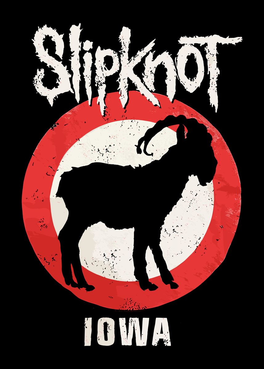 'Slipknot Iowa Goat Logo' Poster, picture, metal print, paint by Eun ...