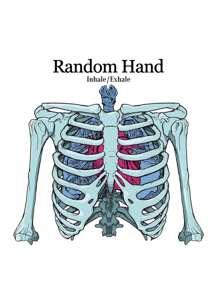 'Random Hand Inhale Exhale Album Cover' Poster, picture, metal print ...