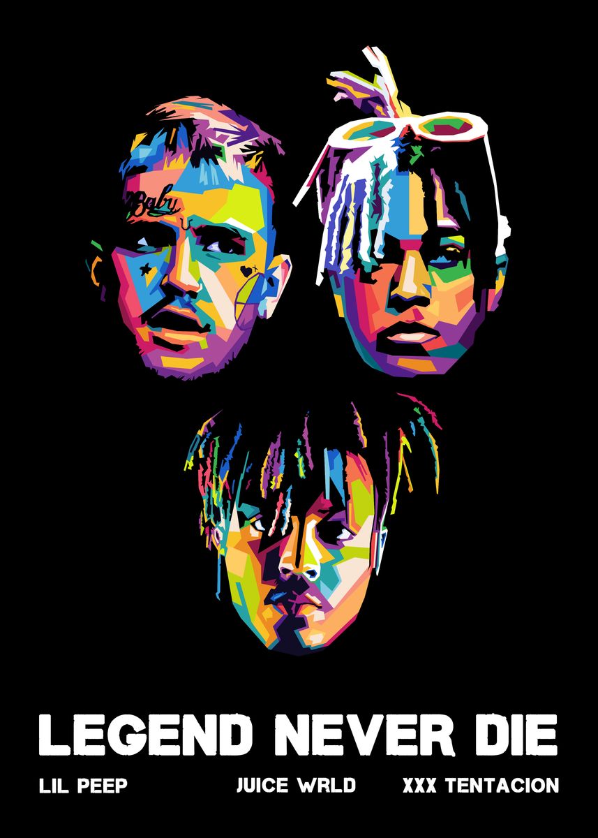 'Legend Never Die' Poster, picture, metal print, paint by Siksis Art ...