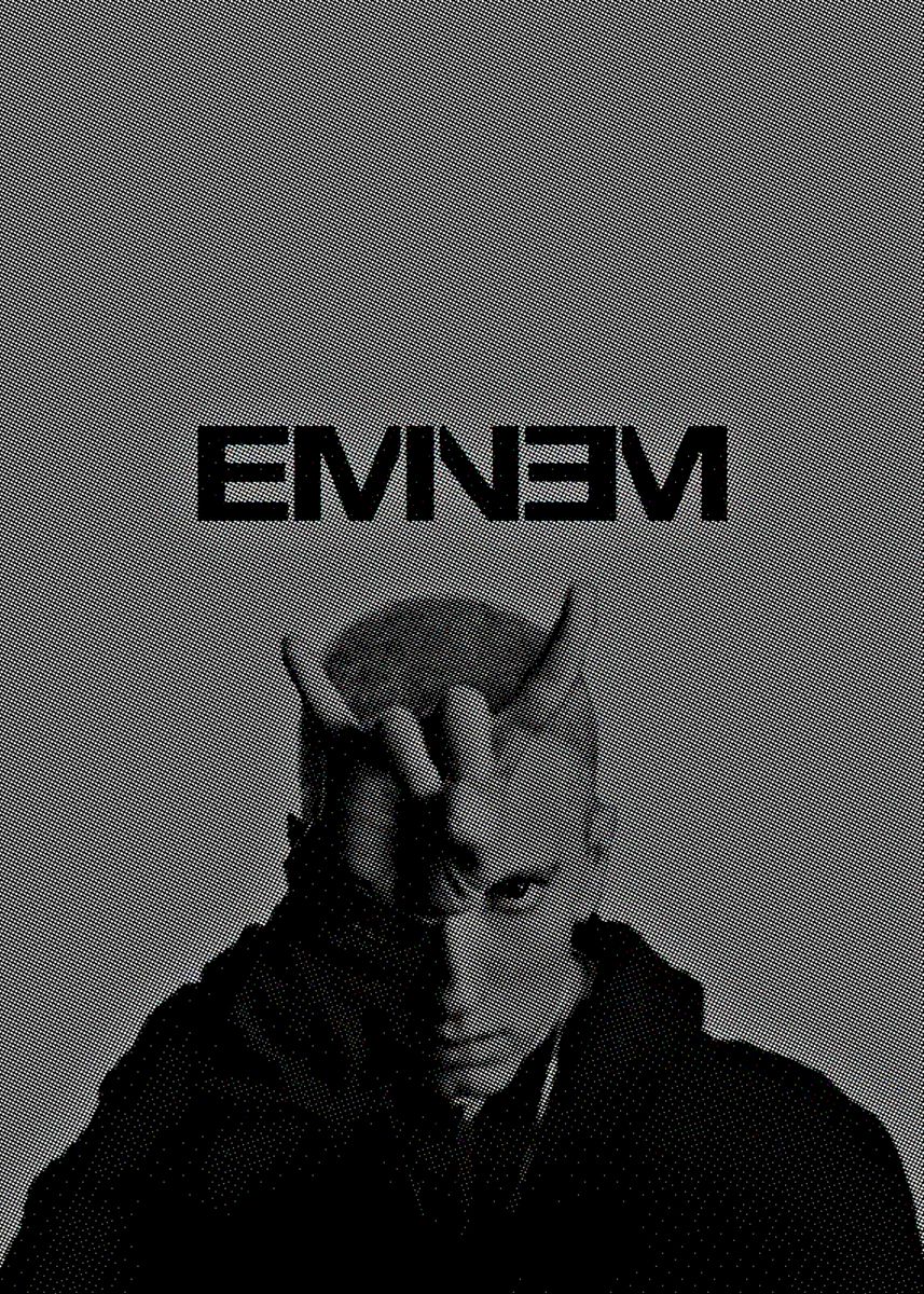 'Eminem Portrait' Poster, picture, metal print, paint by georgio01 ...