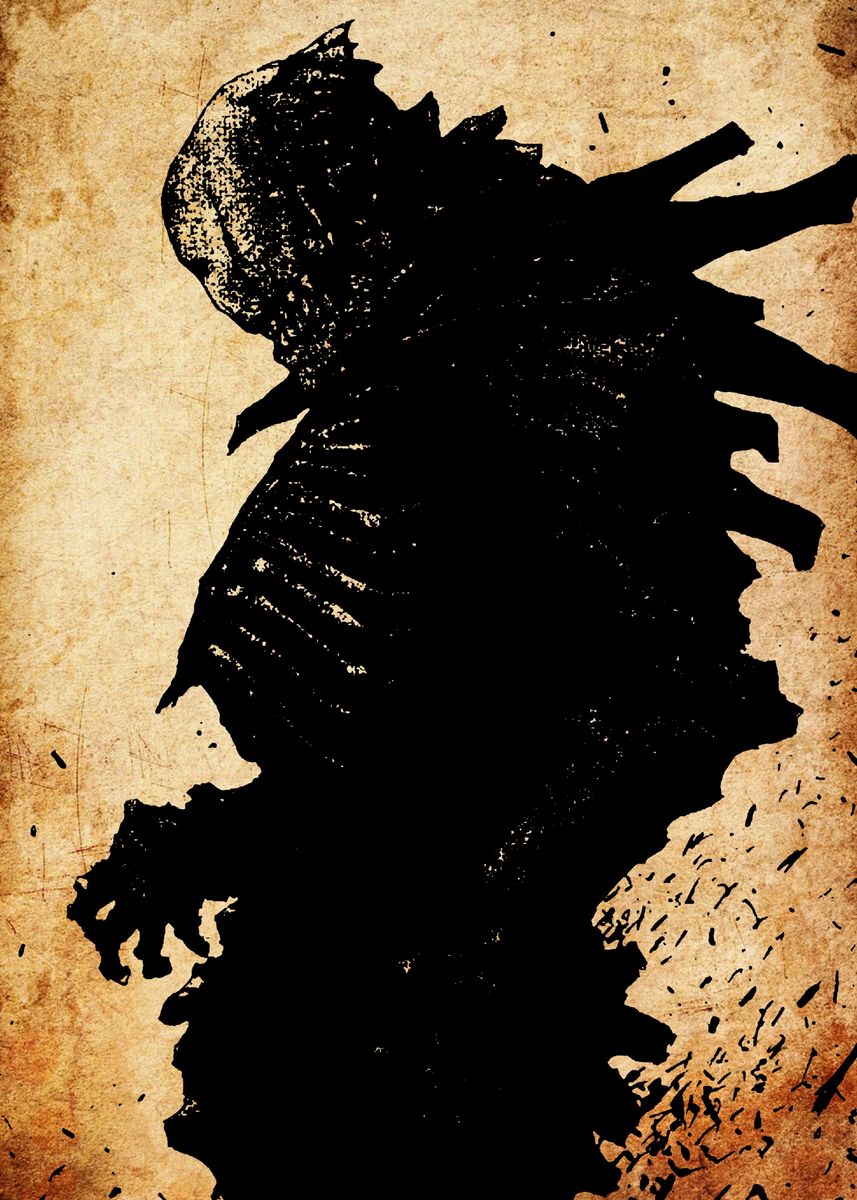 'Dark Figure Silhouette' Poster, picture, metal print, paint by Jiupang ...