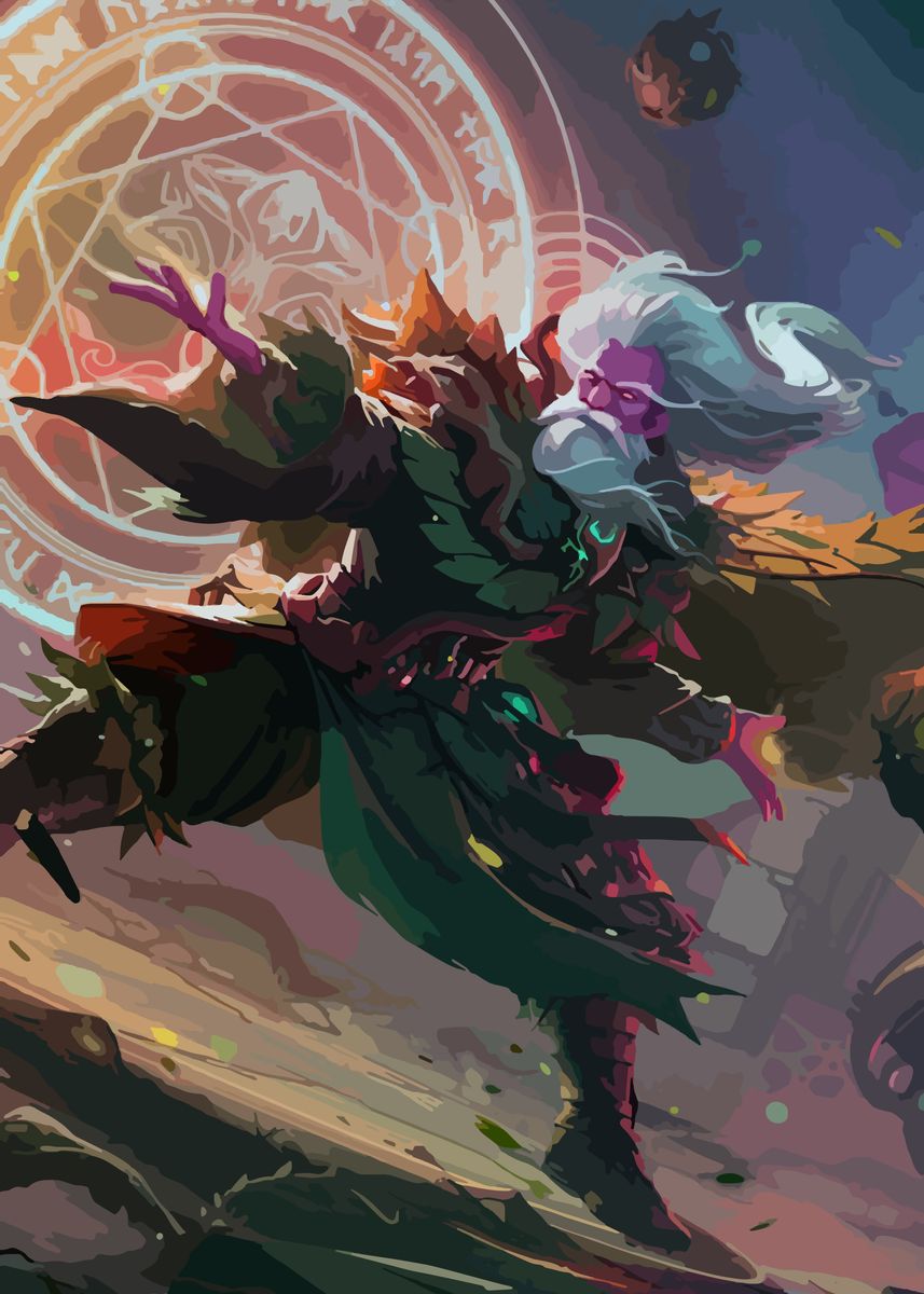 'Wizard Elements' Poster, picture, metal print, paint by Gitting Art ...