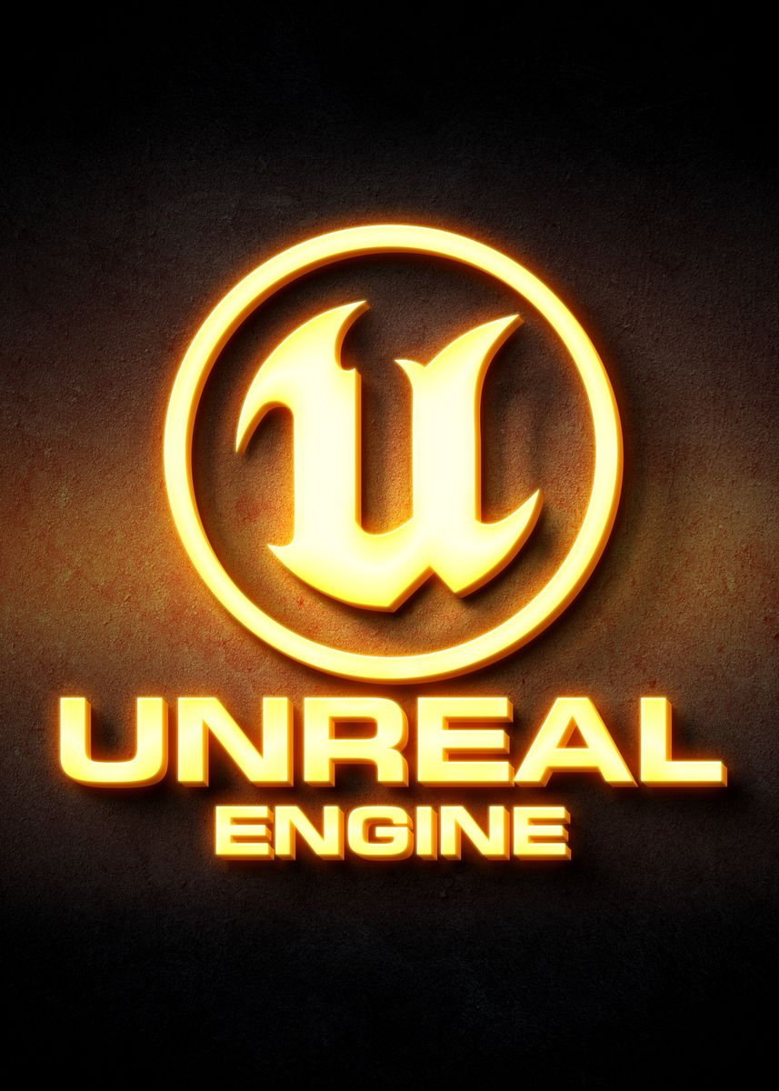 'Unreal Engine Logo' Poster, picture, metal print, paint by capture art ...
