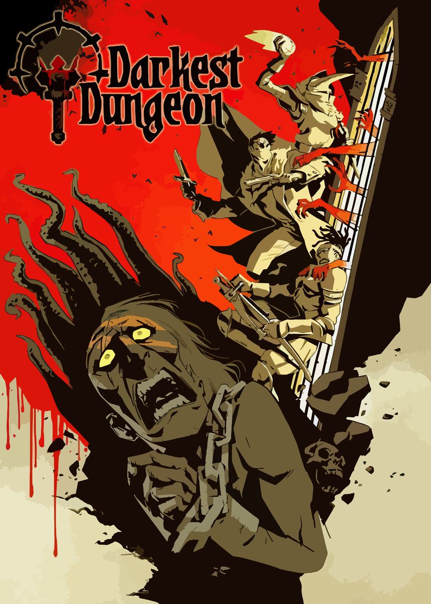 'Darkest Dungeon Poster' Poster, picture, metal print, paint by Gober ...