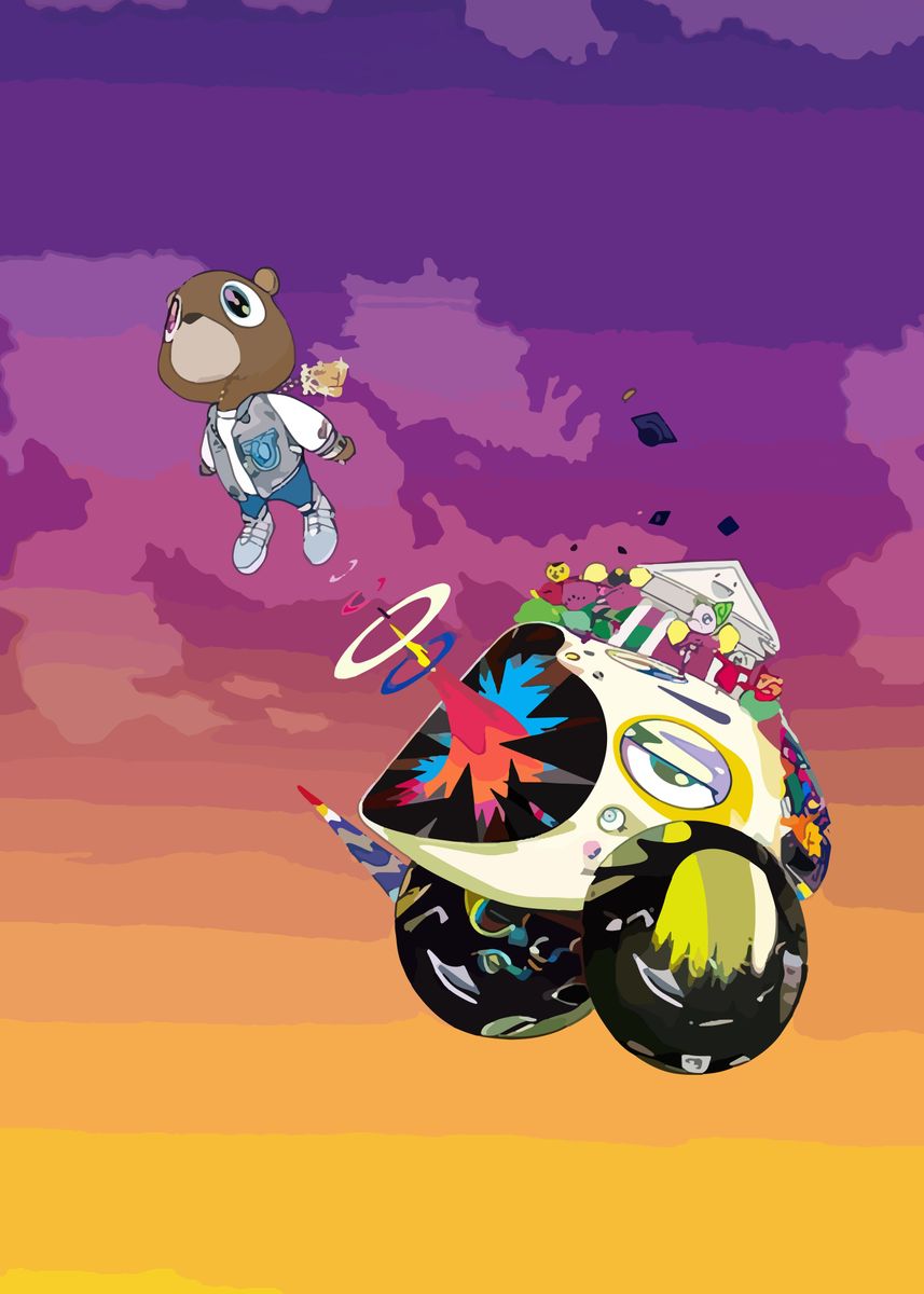 'Kanye West Album Cover' Poster, picture, metal print, paint by AlteoWn ...