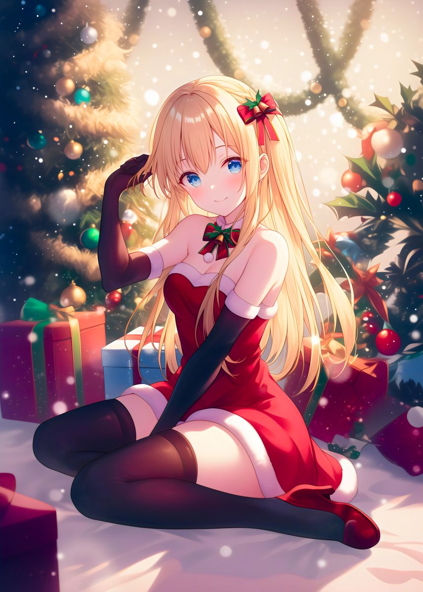 Anime girl christmas store