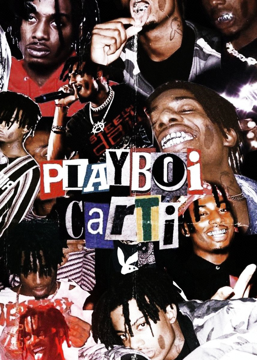 'Playboi Carti Rapper Music' Poster, picture, metal print, paint by ...