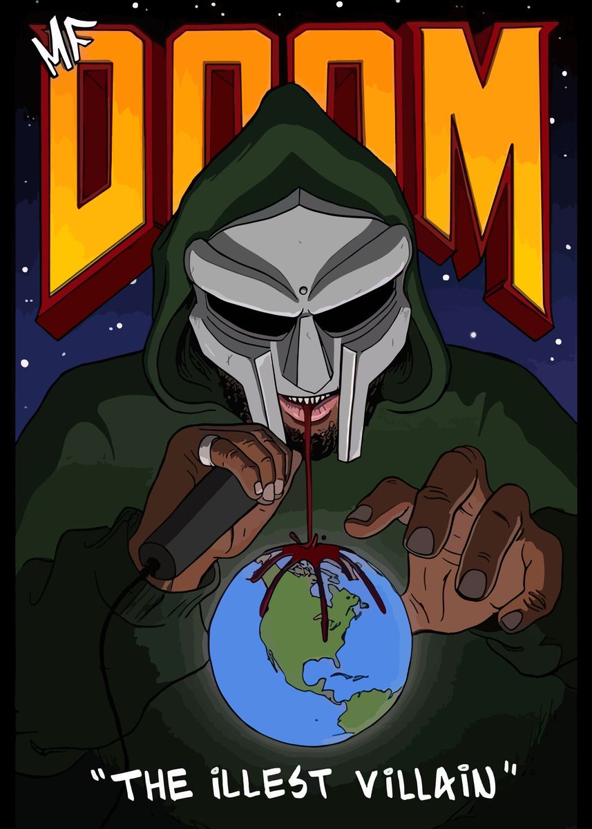 'MF DOOM Villain Poster' Poster, picture, metal print, paint by AlteoWn ...