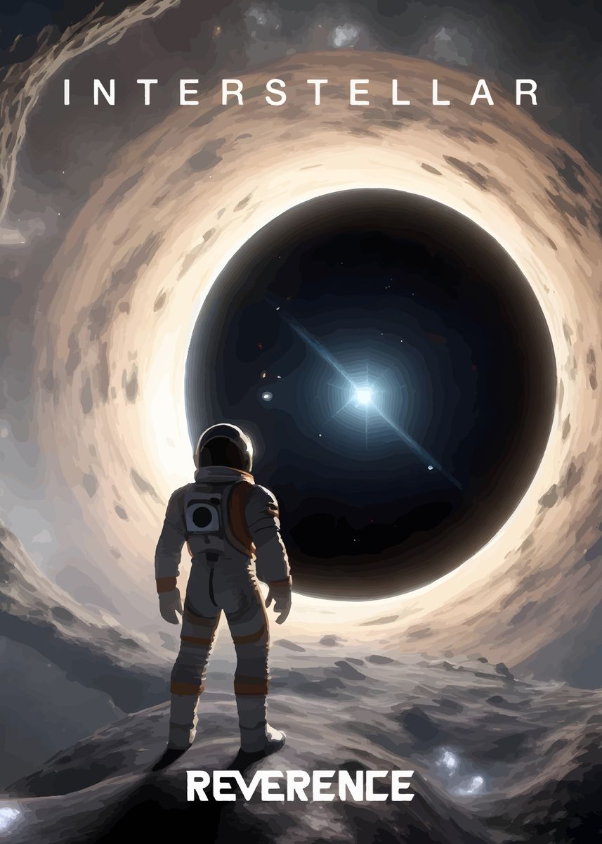 'Interstellar reverence' Poster, picture, metal print, paint by ...