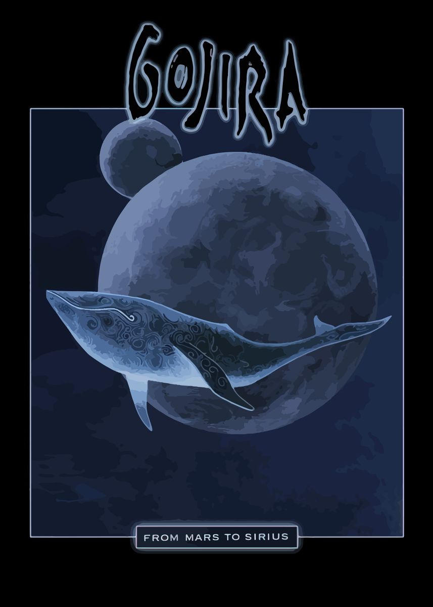 'Gojira - From Mars to Sirius' Poster, picture, metal print, paint by ...