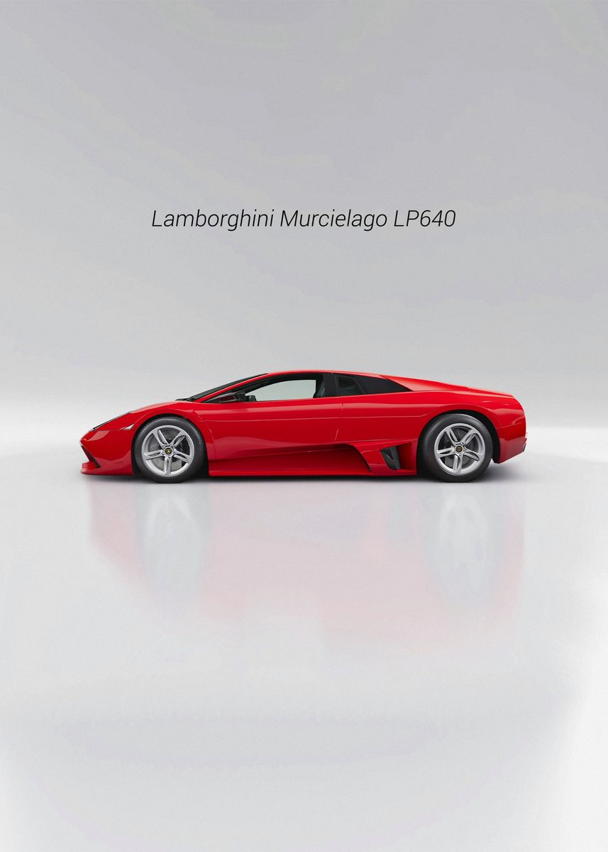 'Lamborghini Murcielago LP640' Poster, picture, metal print, paint by ...