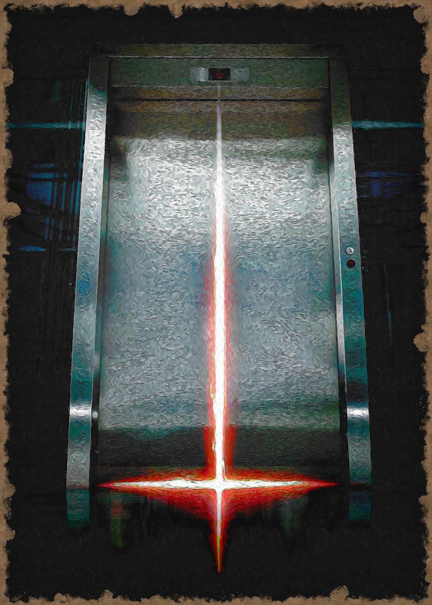 'Elevator to Hell' Poster, picture, metal print, paint by Metal Edge ...