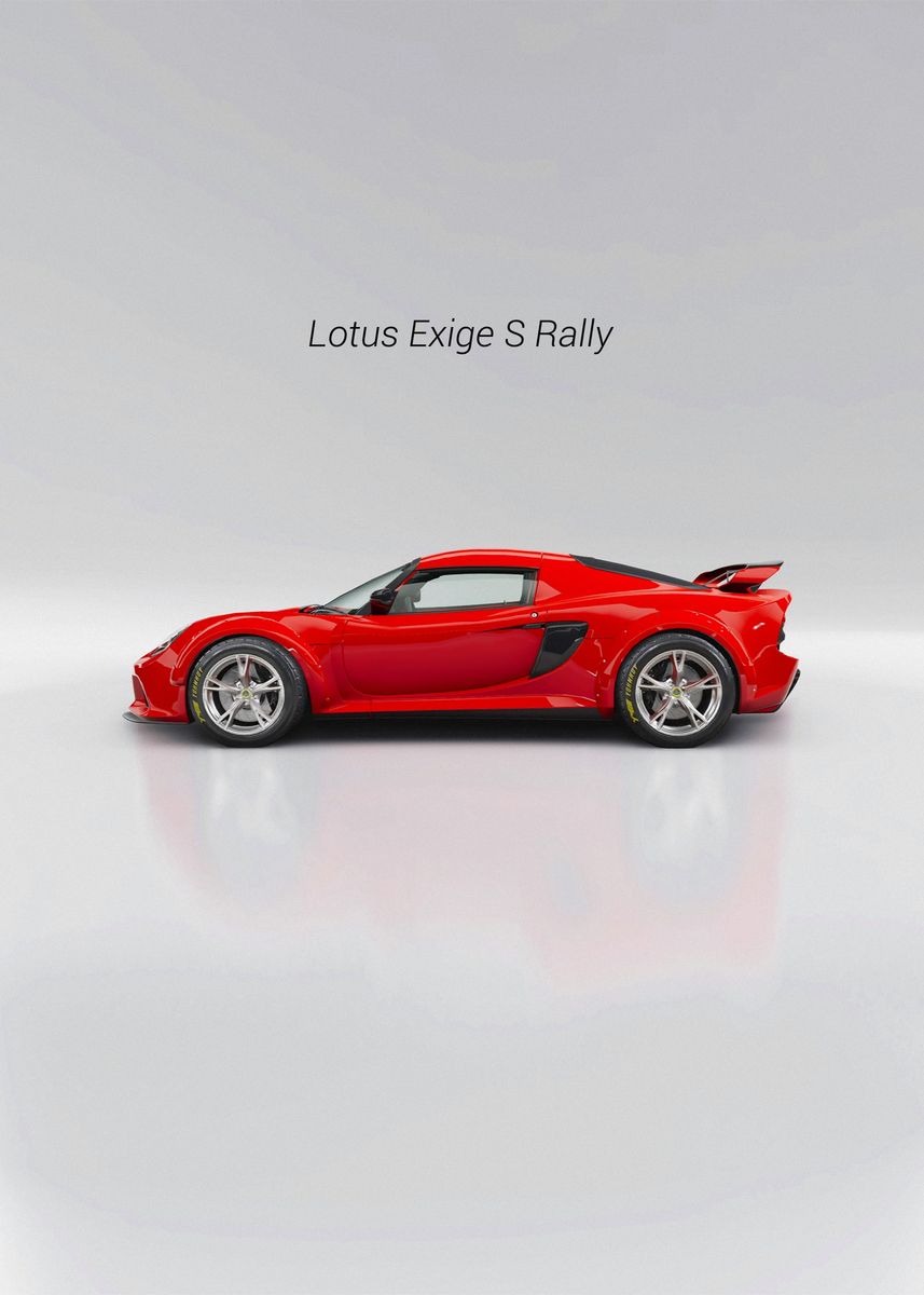 'Lotus Exige S Rally Car' Poster, picture, metal print, paint by One ...