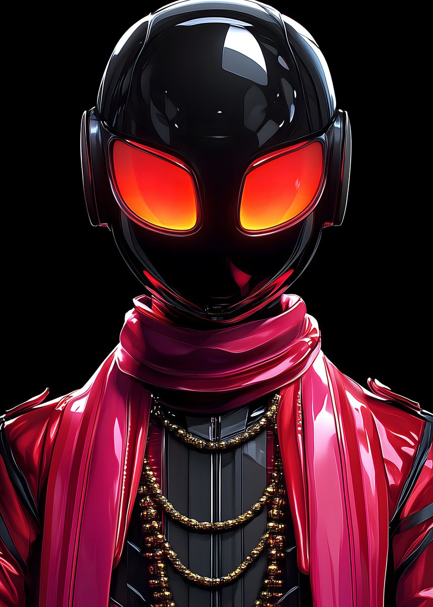 'Cyberpunk Character Portrait' Poster, picture, metal print, paint by ...