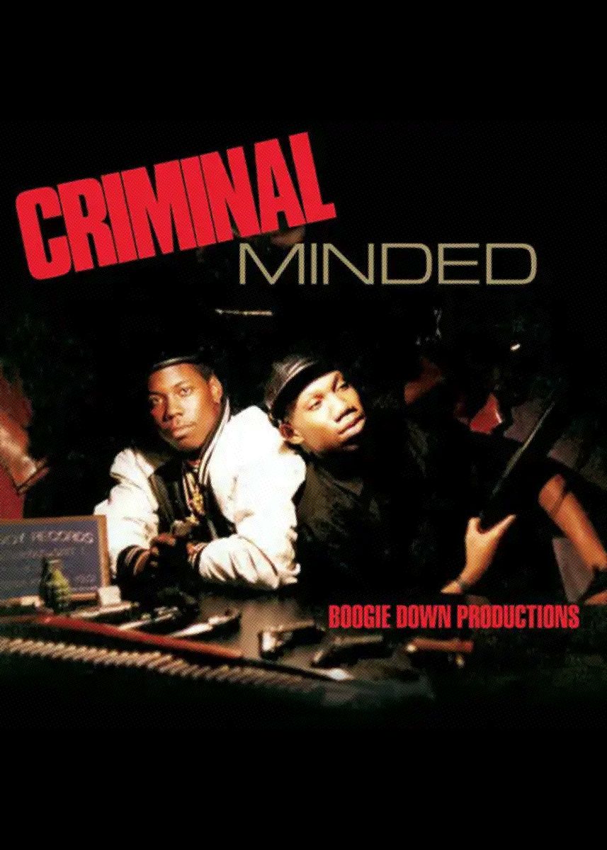 'Criminal Minded Album Cover' Poster, picture, metal print, paint by ...