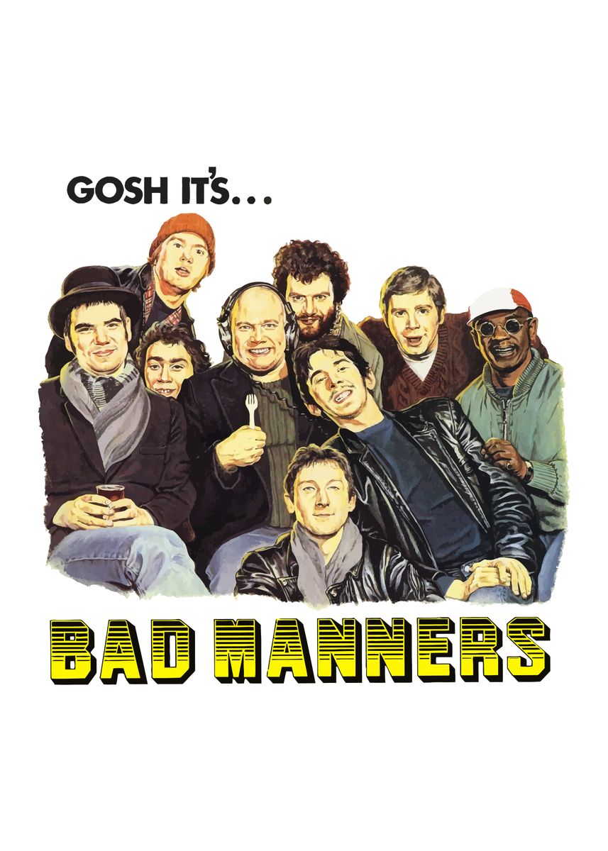 'Bad Manners Band Poster' Poster, picture, metal print, paint by ...