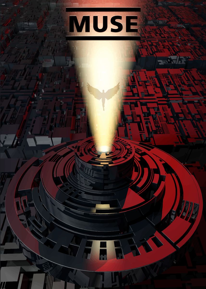 'Muse Band Poster' Poster, picture, metal print, paint by farel prayoga ...