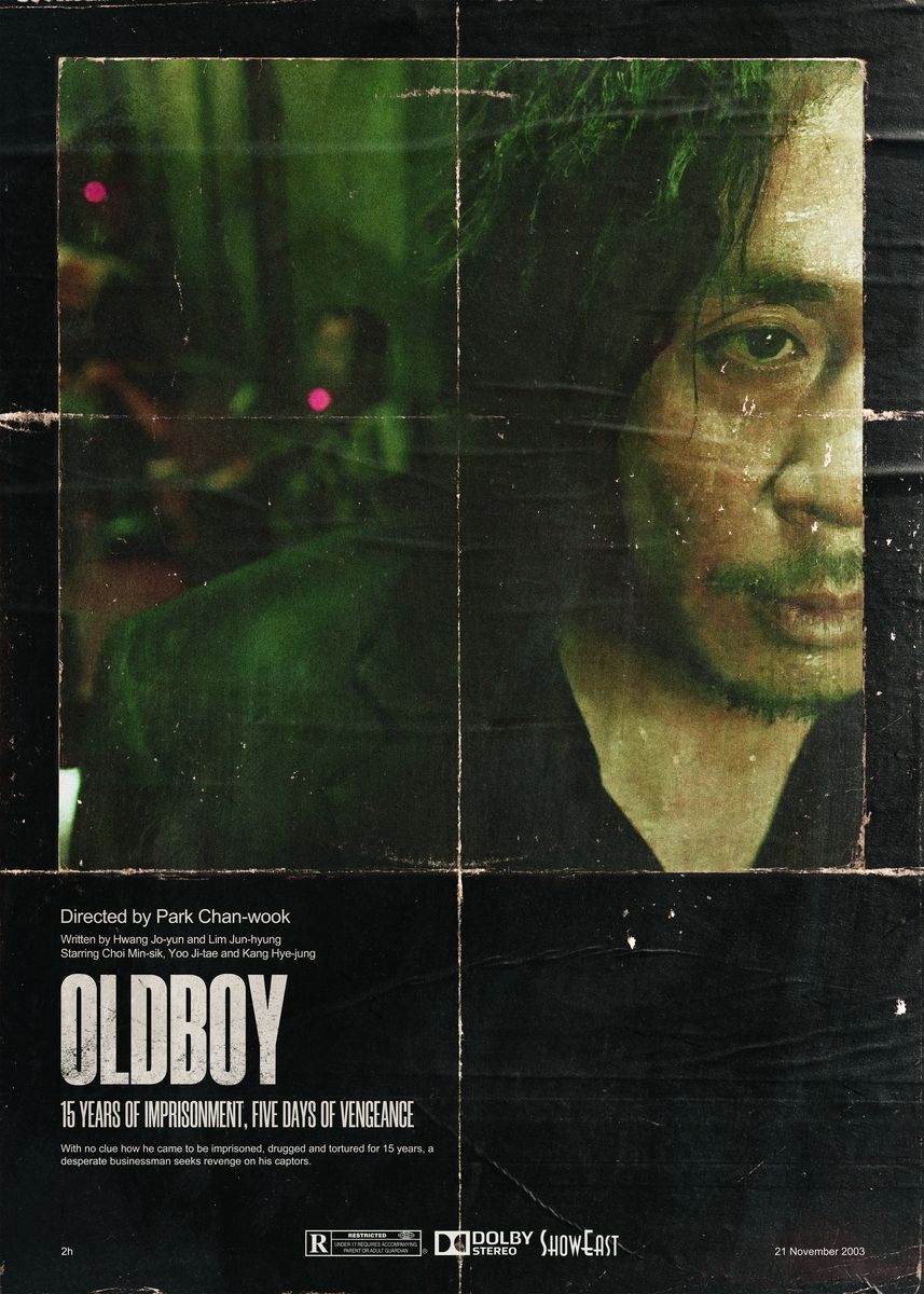 'Oldboy ' Poster, picture, metal print, paint by Nerdworld 1 | Displate