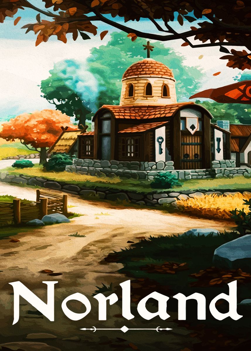 'Norland ' Poster, picture, metal print, paint by Open last night ...