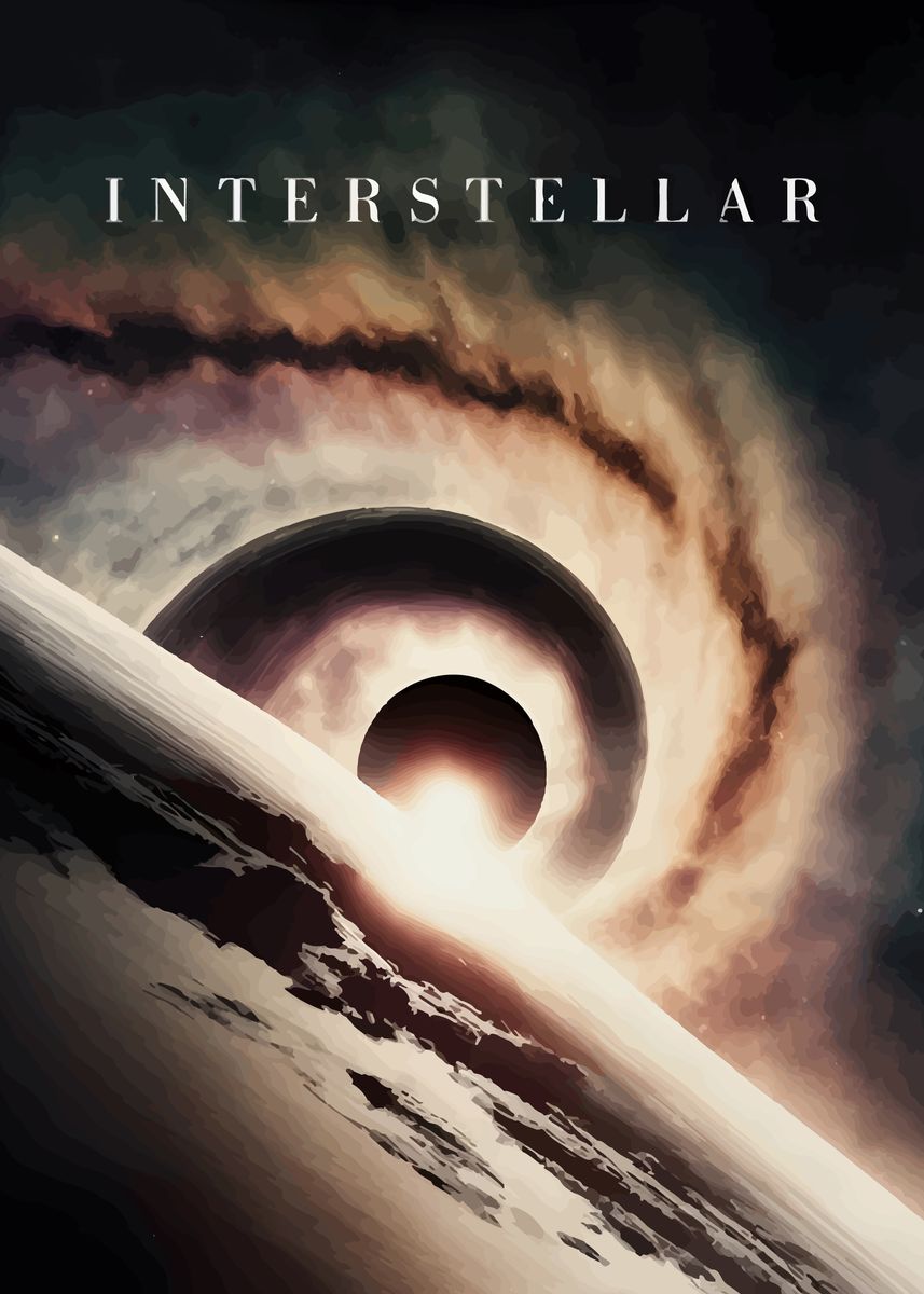 'Interstellar Movie Poster' Poster, picture, metal print, paint by ...