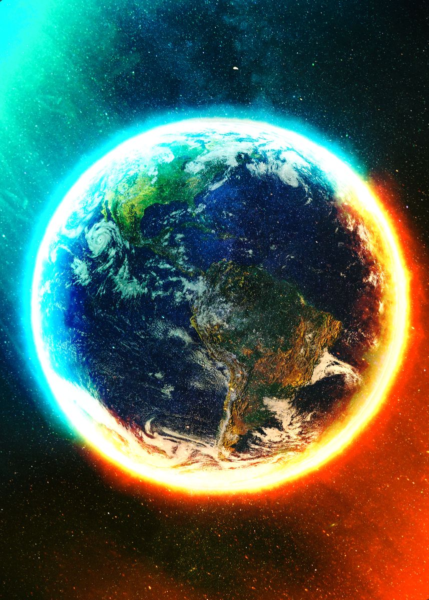 'Earth in magic' Poster, picture, metal print, paint by Affects Master ...