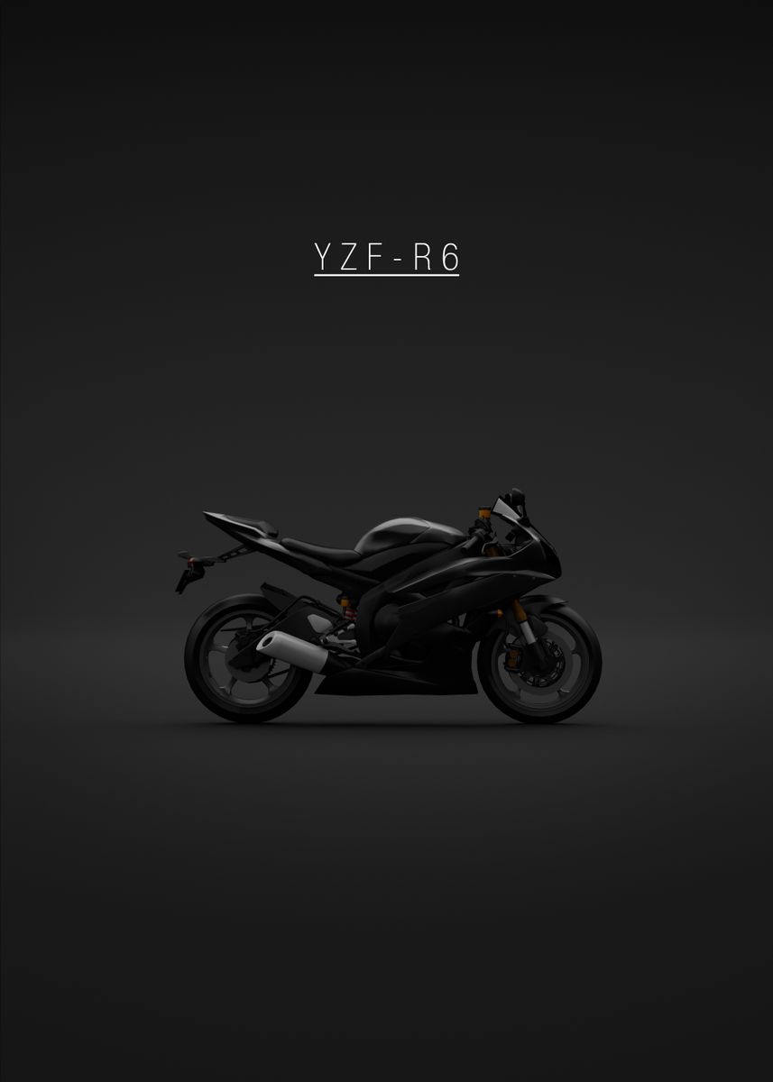 '2006 Yamaha YZF-R6' Poster, picture, metal print, paint by 21 MXM ...