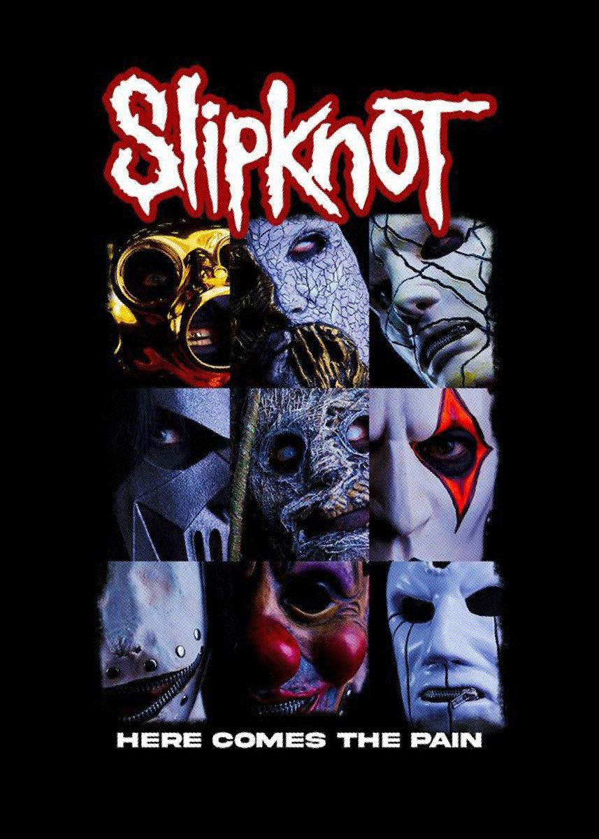 'Slipknot Heavy Metal Music' Poster, picture, metal print, paint by ...