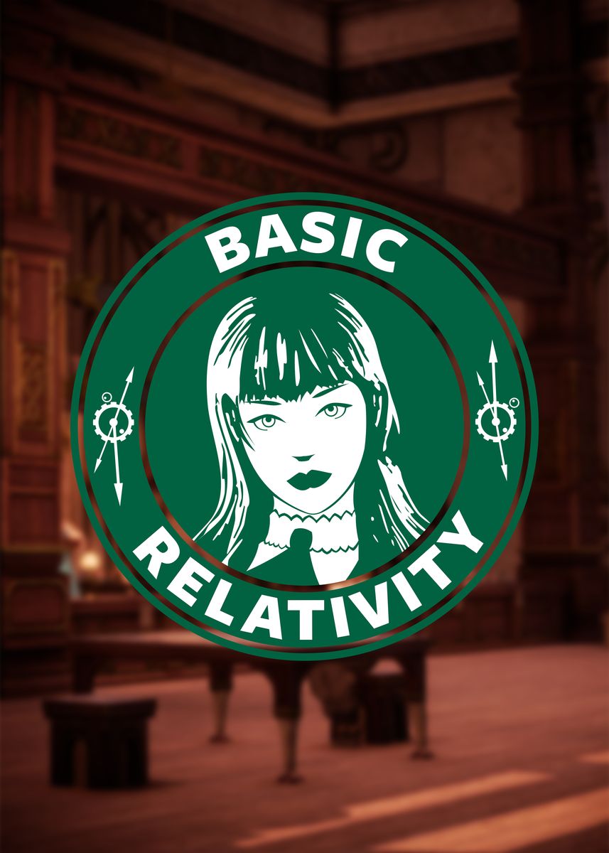 'Basic Relativity' Poster, picture, metal print, paint by Echo | Displate