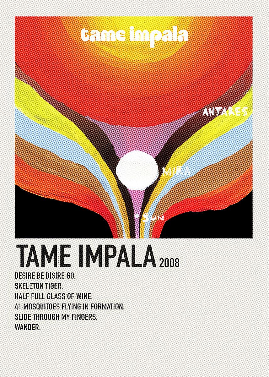 'Tame Impala Album Cover' Poster, picture, metal print, paint by Coe ...